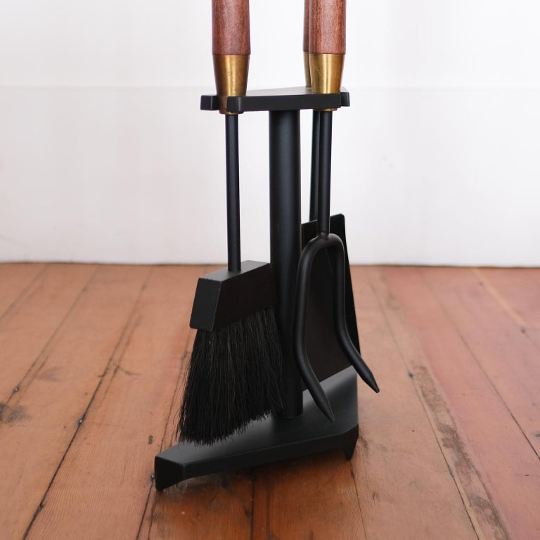 Modernist Iron Fireplace Tools at 1stDibs