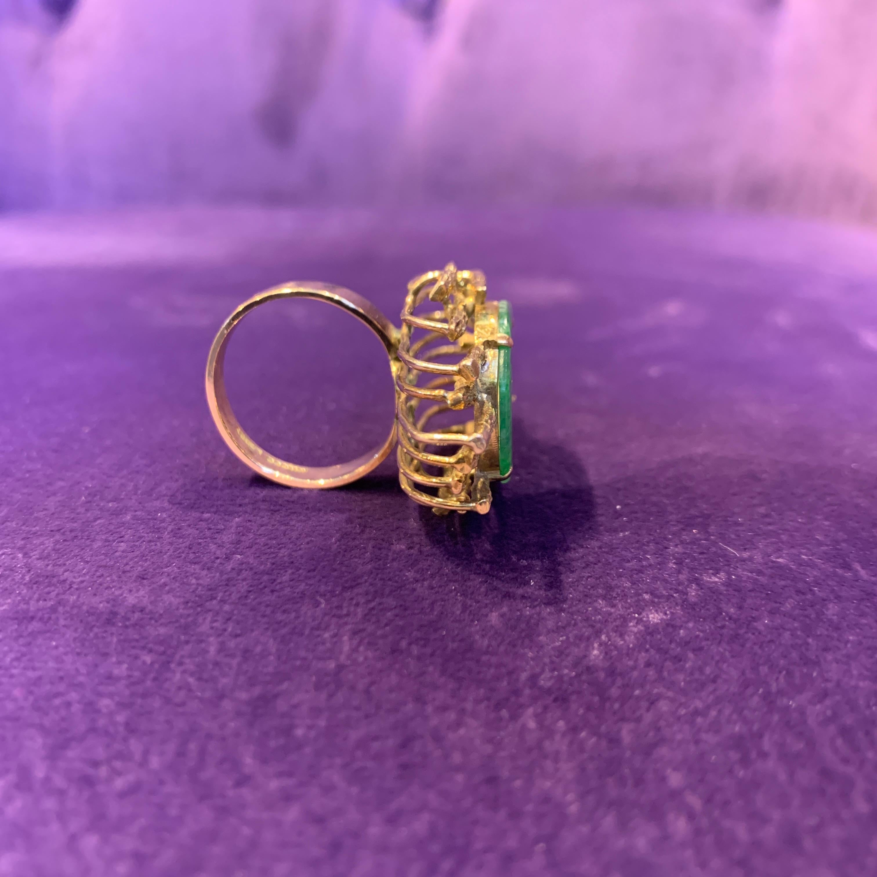 Modernist Jade Ring For Sale at 1stDibs | carved jade ring, how to ...