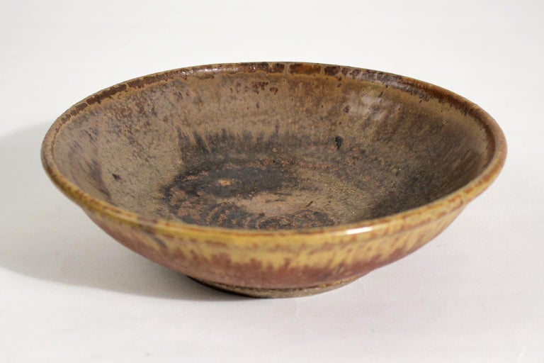 Modernist Karen Karnes Objects U.S.A. Studio Art Pottery Stoneware Bowl ...