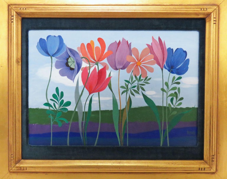 Modernist Landscape Oil by George Ivers, circa 1970s at 1stDibs ...