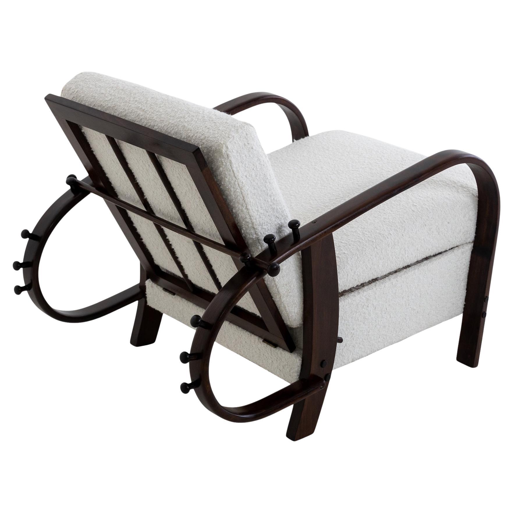 A Pair of 1930's American Modernist leather Chairs at 1stDibs