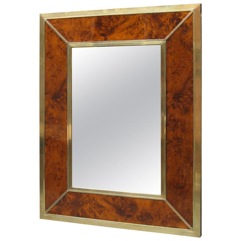 Modernist Midcentury Wall Mirror For Sale at 1stDibs
