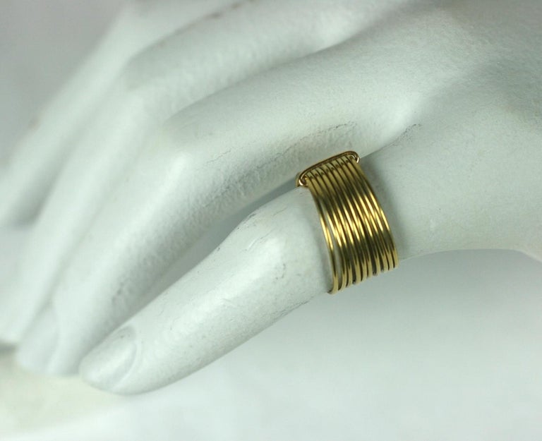 Modernist Multi Hoop Ring For Sale at 1stDibs