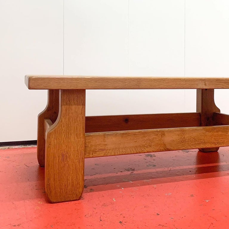 Modernist Oak Coffee Table, European, C1960s For Sale at 1stDibs