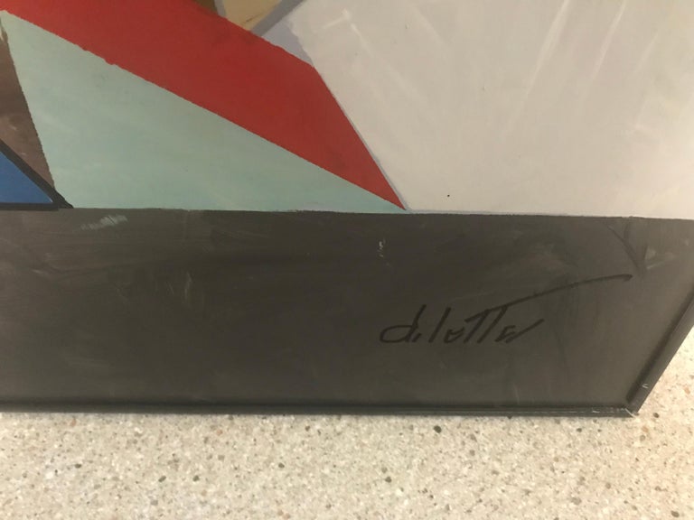 Modernist Oil on Canvas, Original Painting by W N Y Artist Don Letta at ...