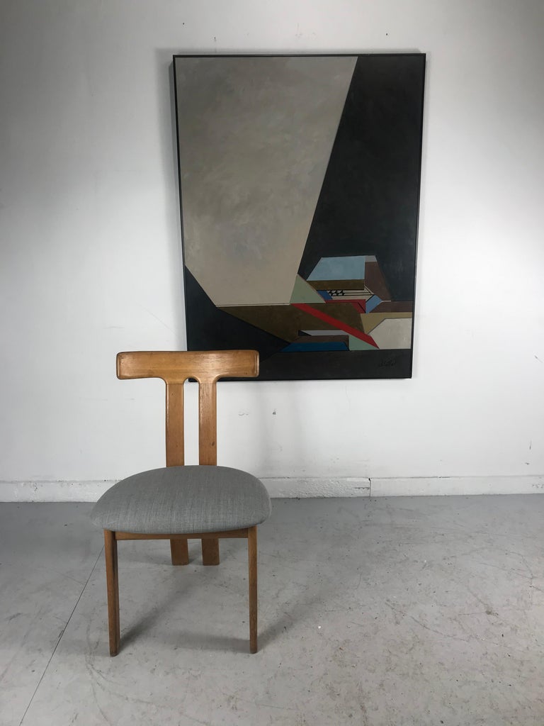 Modernist Oil on Canvas, Original Painting by W N Y Artist Don Letta at ...