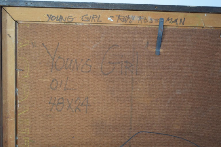 Modernist Oil Painting by Ruth Scharff Rossman For Sale at 1stDibs