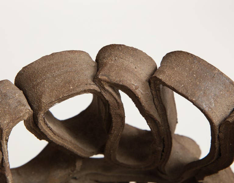 Modernist Open Form Ceramic Bowl For Sale at 1stDibs