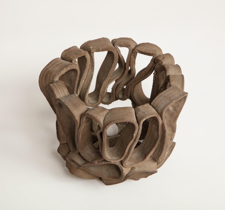 Modernist Open Form Ceramic Bowl For Sale at 1stDibs