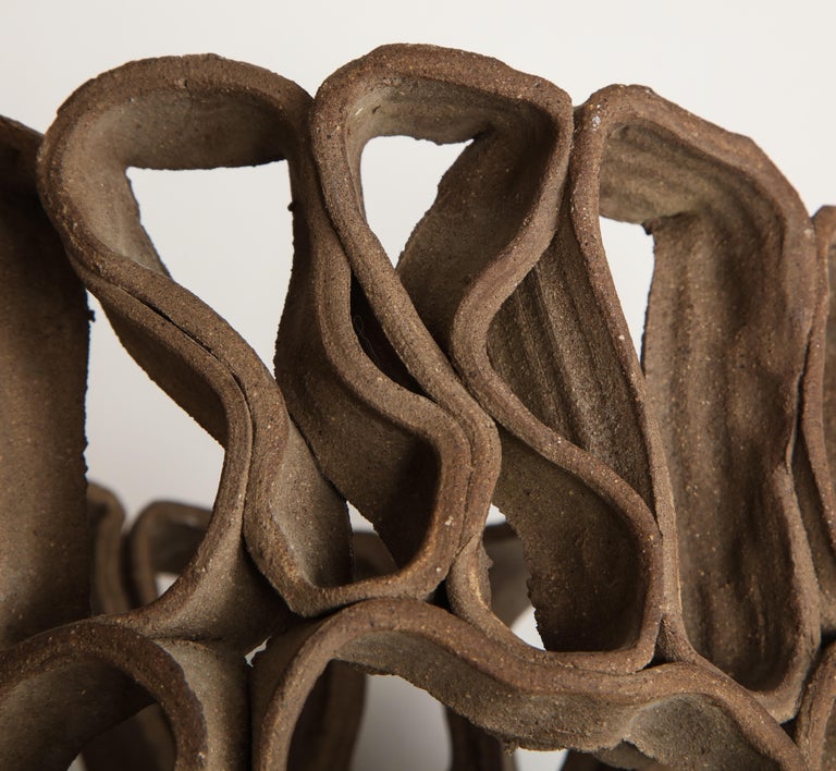 Modernist Open Form Ceramic Bowl For Sale at 1stDibs