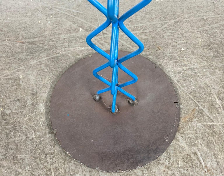 Modernist Painted metal/ steel Sculpture by John Metzen.. Over 7 feet ...