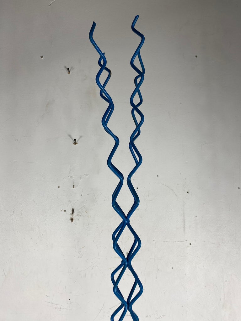 Modernist Painted metal/ steel Sculpture by John Metzen.. Over 7 feet ...