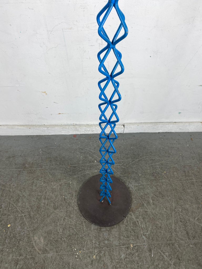 Modernist Painted metal/ steel Sculpture by John Metzen.. Over 7 feet ...