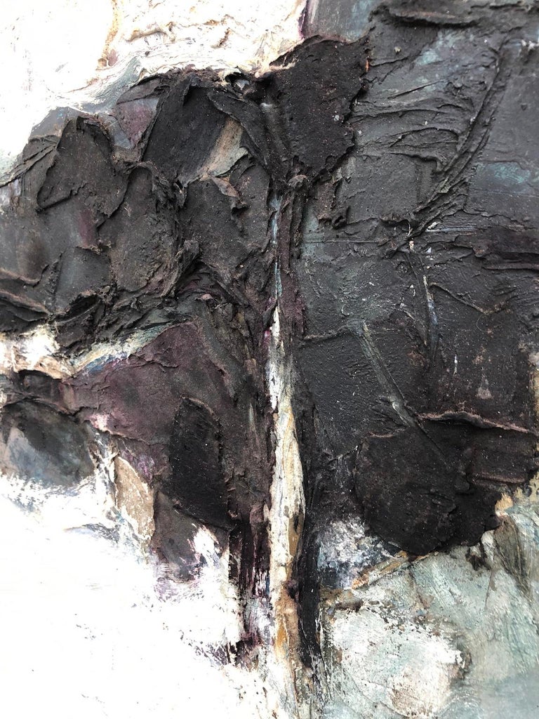 Mid Century Modern Painting by Neil Murison, Oil on Board, Abstract ...