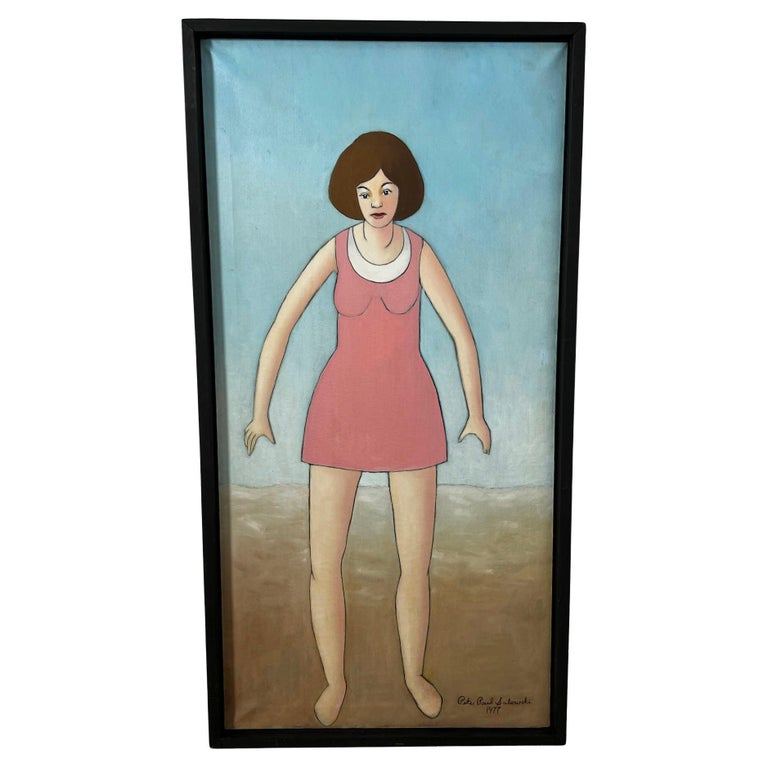 Modernist Painting by Peter Paul Sakowski Dated 1977 For Sale at 1stDibs