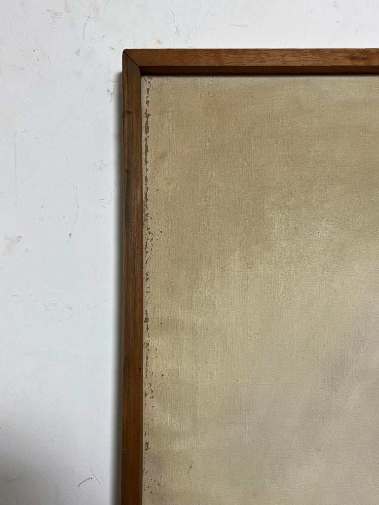 Modernist Painting of Athletic Runners by Joseph Jeswald, D. 1958 For ...