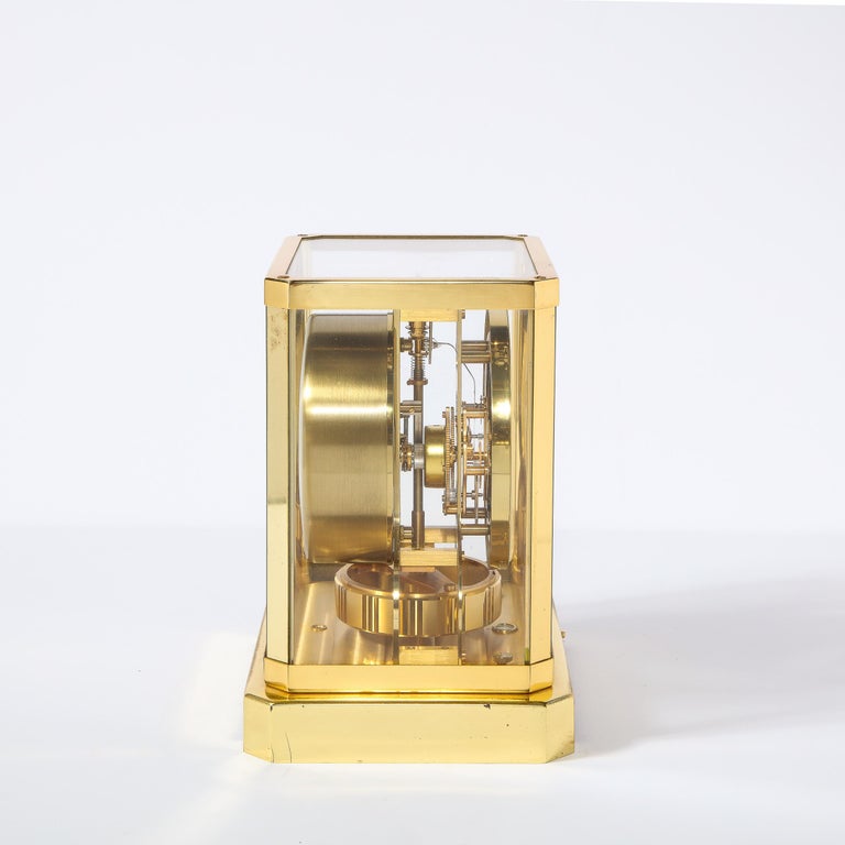 Modernist Polished Brass Atmos Classique Desk Clock by Jaeger-LeCoultre ...