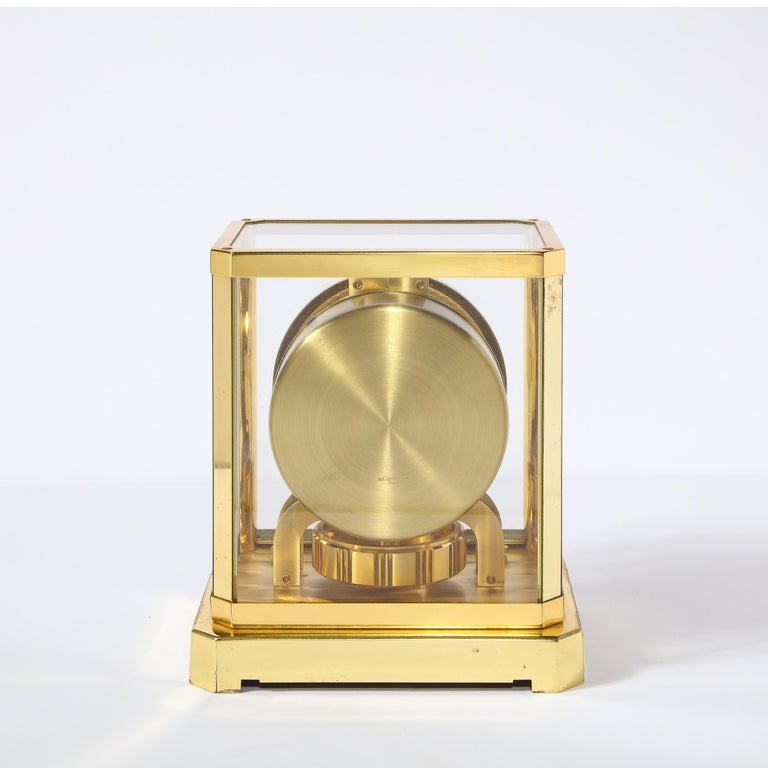 Modernist Polished Brass Atmos Classique Desk Clock by Jaeger-LeCoultre ...