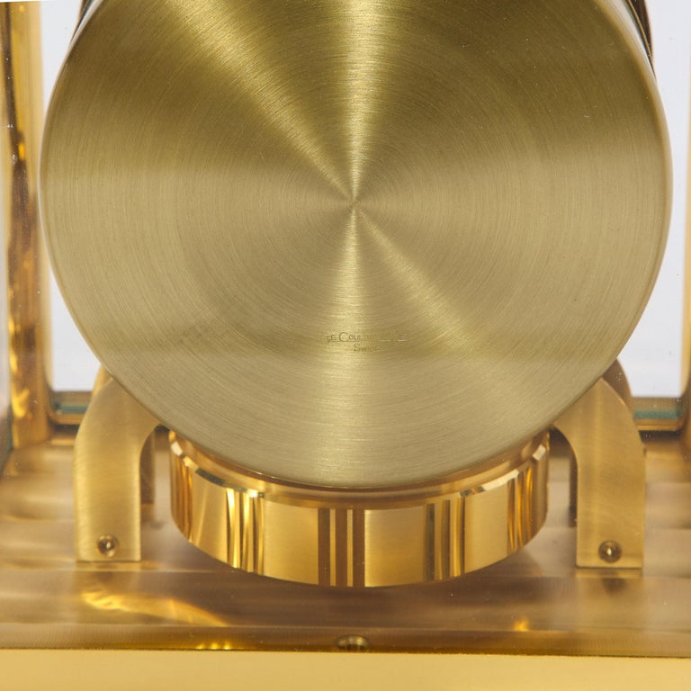 Modernist Polished Brass Atmos Classique Desk Clock by Jaeger-LeCoultre ...