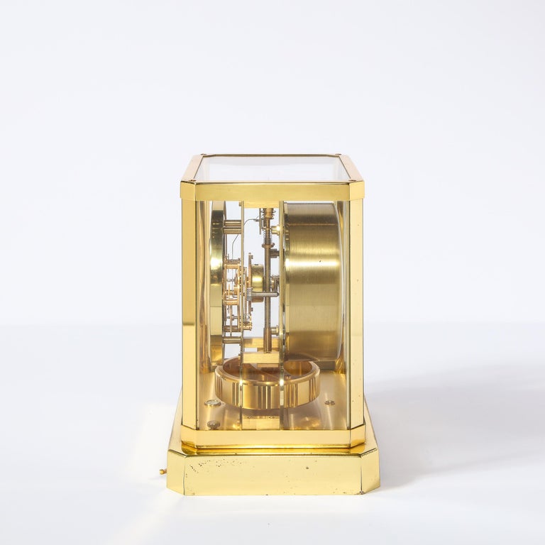 Modernist Polished Brass Atmos Classique Desk Clock by Jaeger-LeCoultre ...
