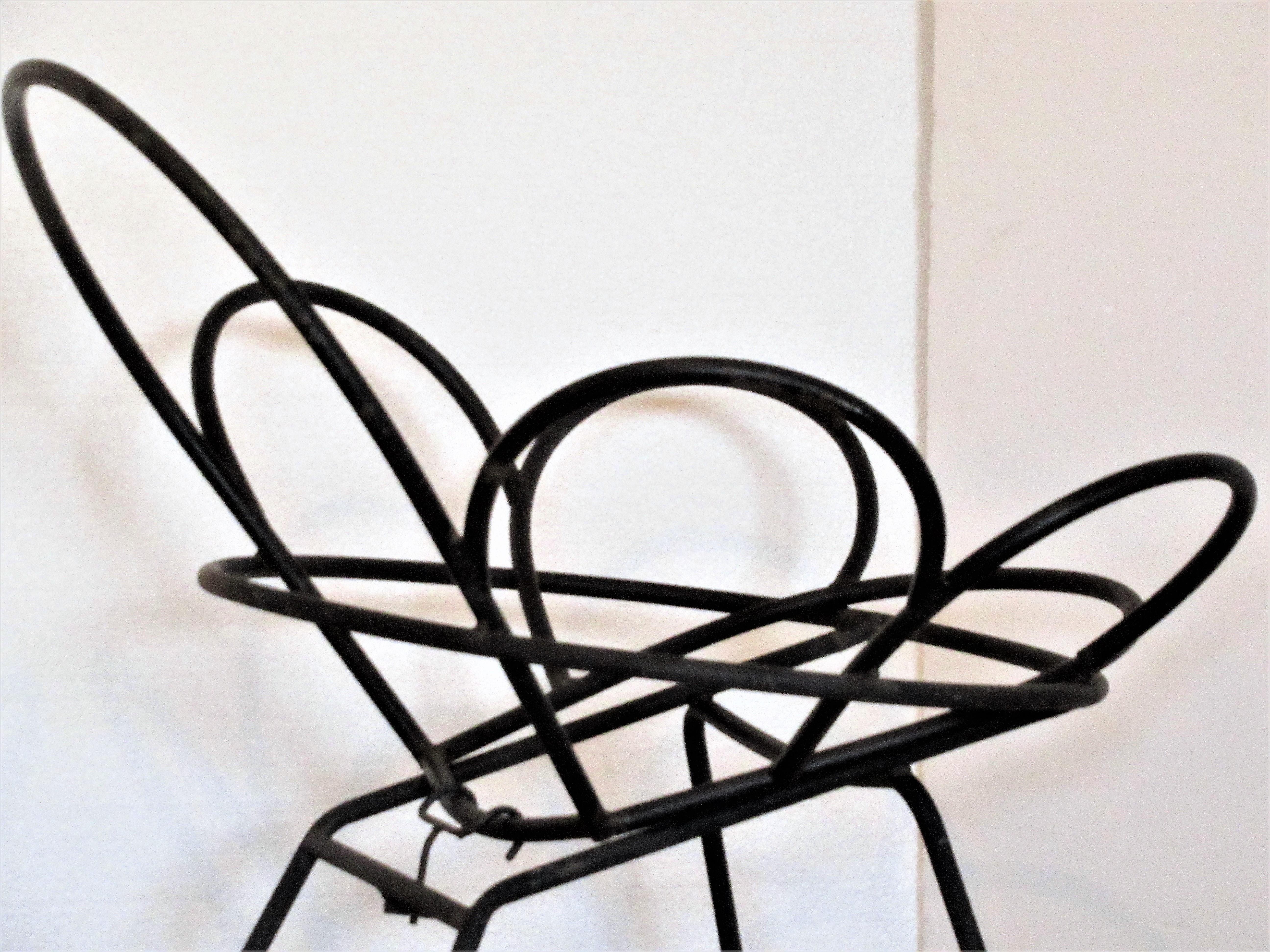 Sculptural Tubular Steel Chair Frames at 1stDibs | metal chair frames ...