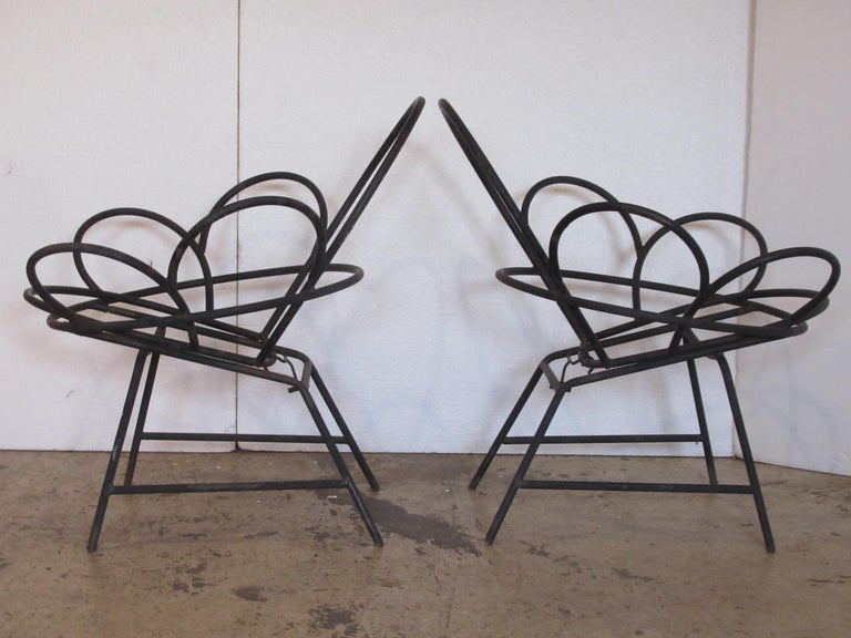 Sculptural Tubular Steel Chair Frames at 1stDibs | steel furniture frames