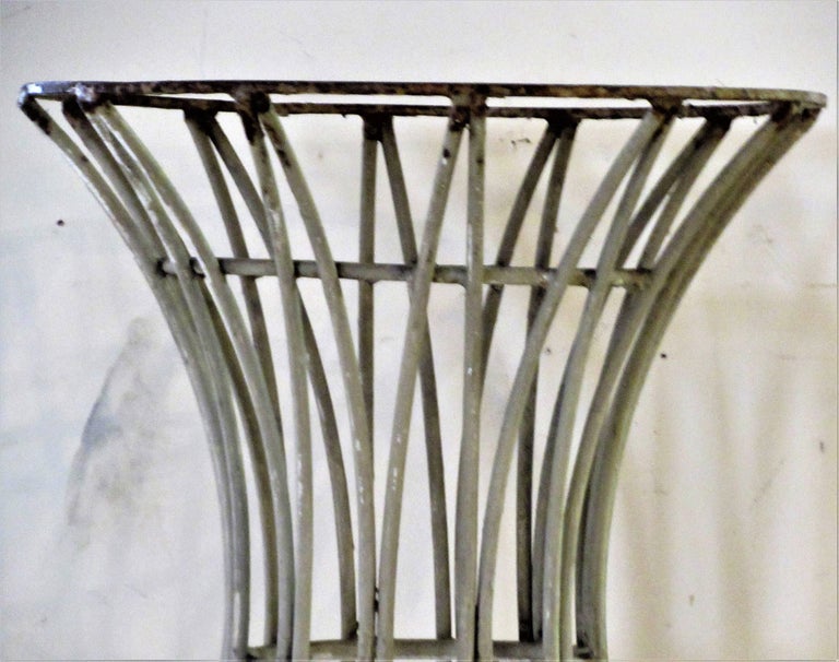 Modernist Sheaf of Wheat Style Iron Table Base For Sale at 1stDibs