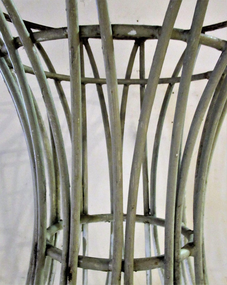 Modernist Sheaf of Wheat Style Iron Table Base For Sale at 1stDibs