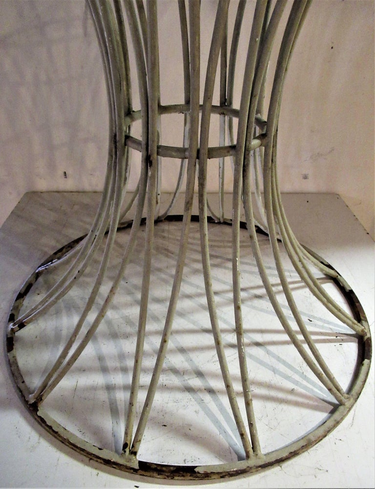 Modernist Sheaf of Wheat Style Iron Table Base For Sale at 1stDibs