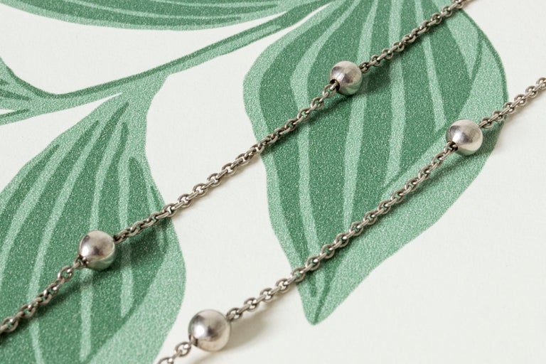 Modernist Silver Necklace from Kaunis Koru, Finland, 1960s For Sale at ...