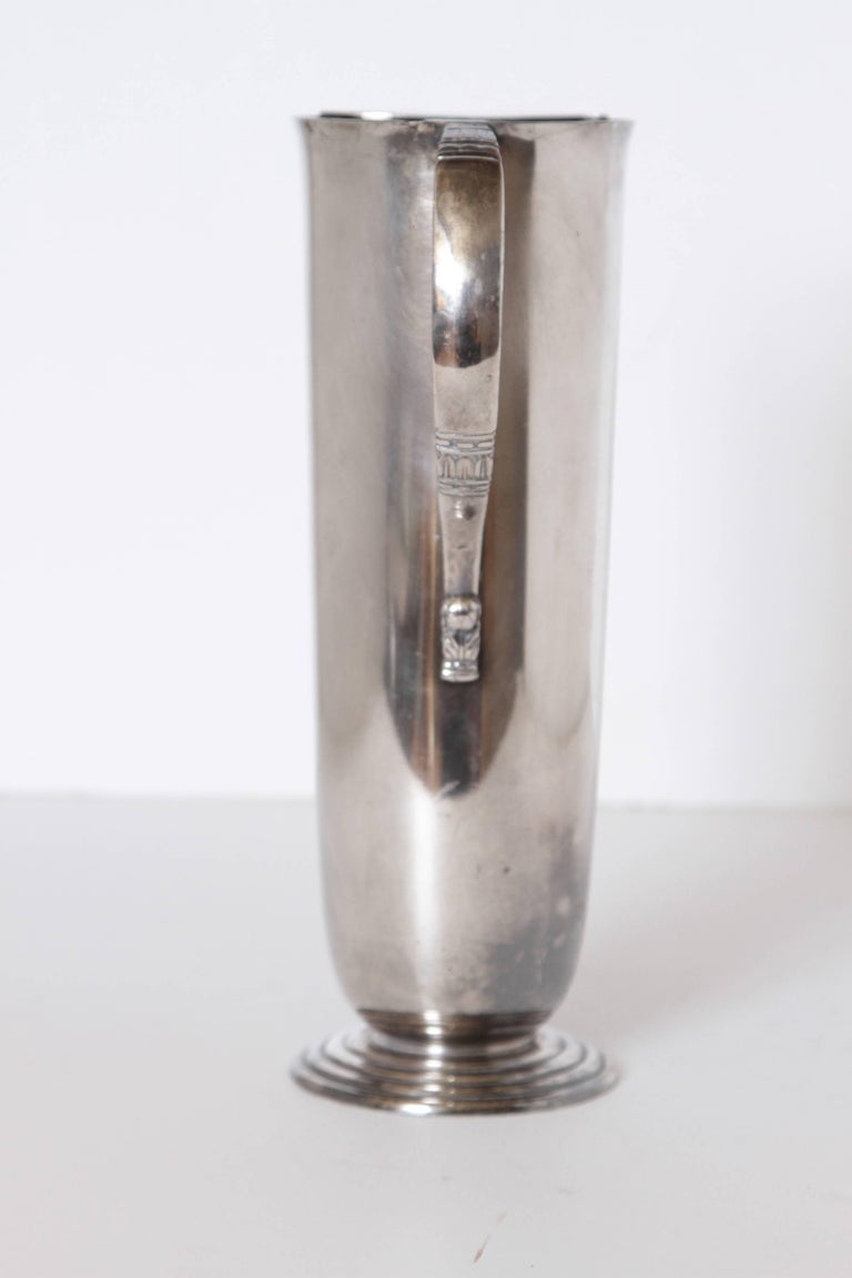 Modernist Silver Plate Pitcher Carl Conrad Braun International Silver ...