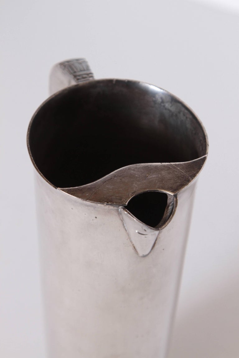 Modernist Silver Plate Pitcher Carl Conrad Braun International Silver ...
