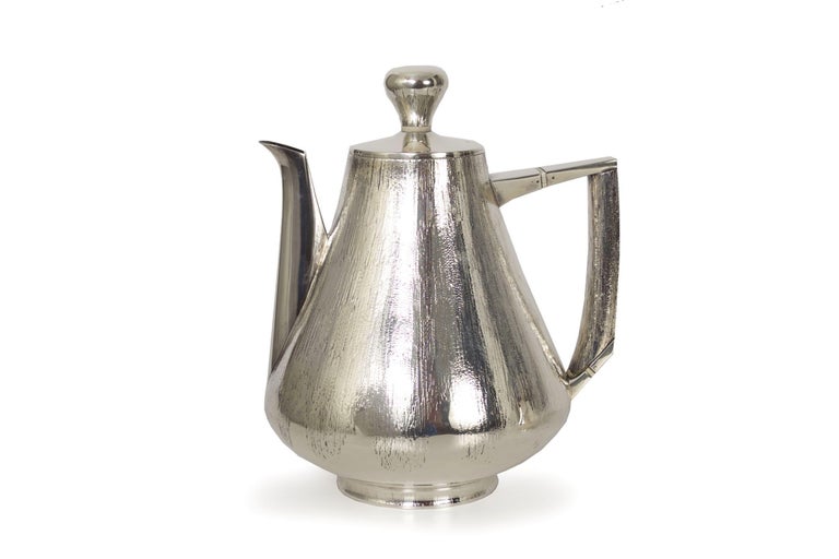 Modernist Sterling Silver 3-Piece Tea or Coffee Service by Peter Lunn ...
