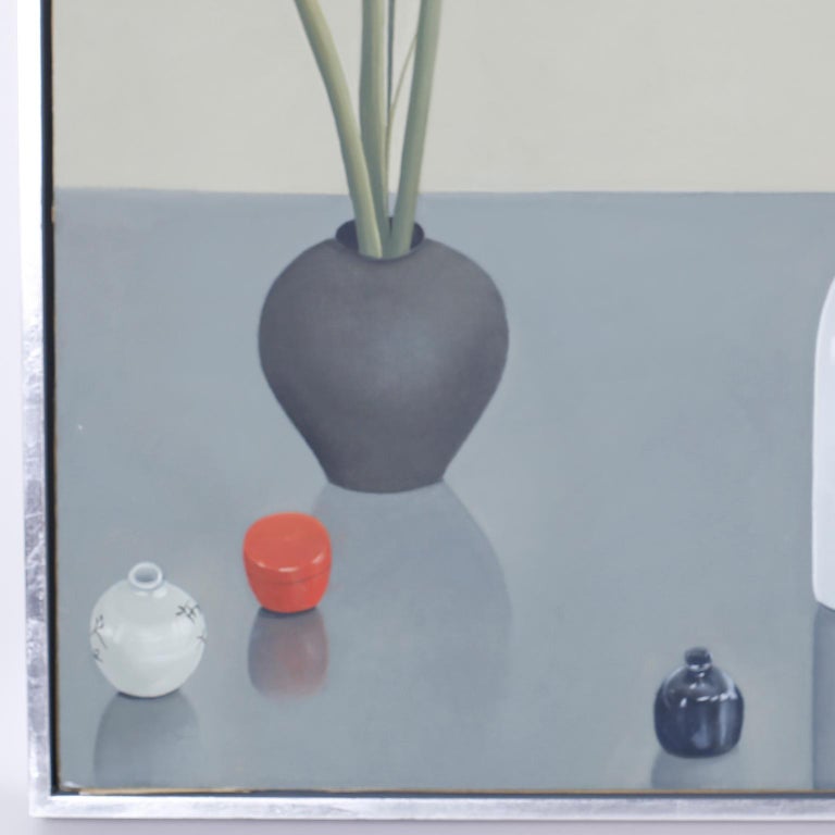 Modernist Still Life Oil Painting on Canvas by Enid Munroe For Sale at ...