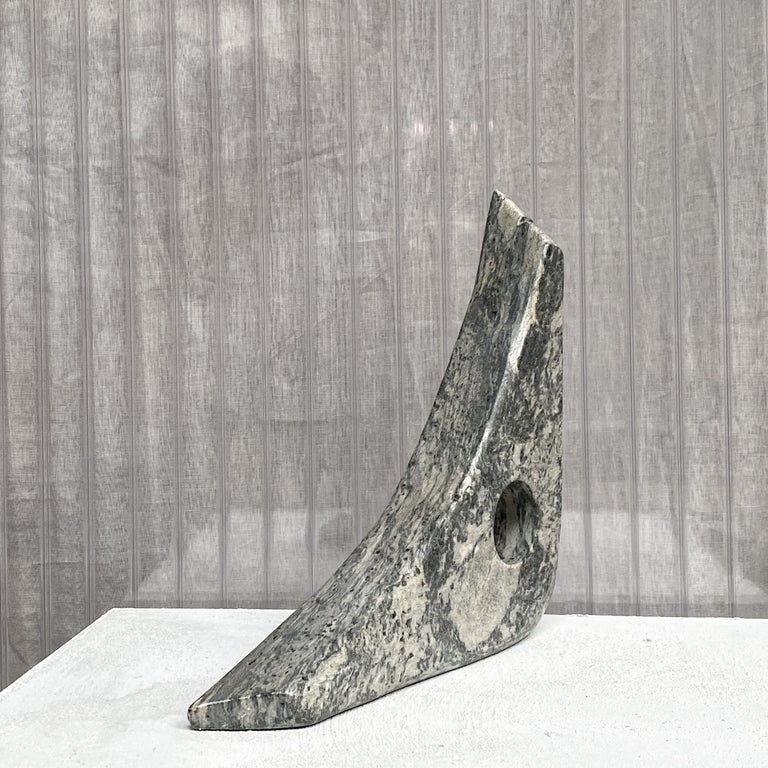 Modernist Stone Sculpture in Abstract Triangle Shape, 1960s, Noguchi ...