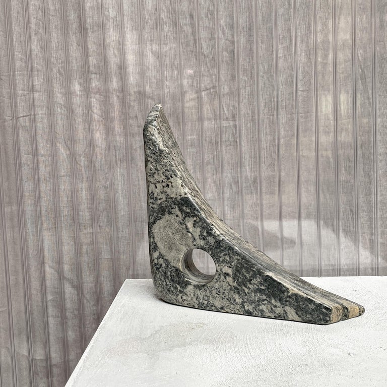 Modernist Stone Sculpture in Abstract Triangle Shape, 1960s, Noguchi ...