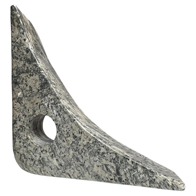 Modernist Stone Sculpture in Abstract Triangle Shape, 1960s, Noguchi ...