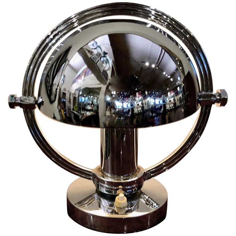 Modernist Streamline Desk Lamp Industrial Art Deco Design at 1stDibs