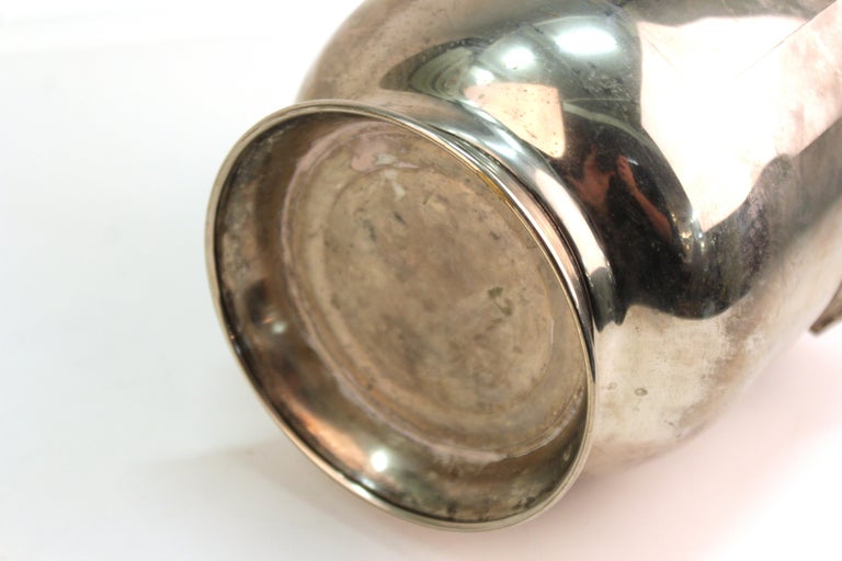 Modernist Style Chrome Ice Bucket at 1stDibs