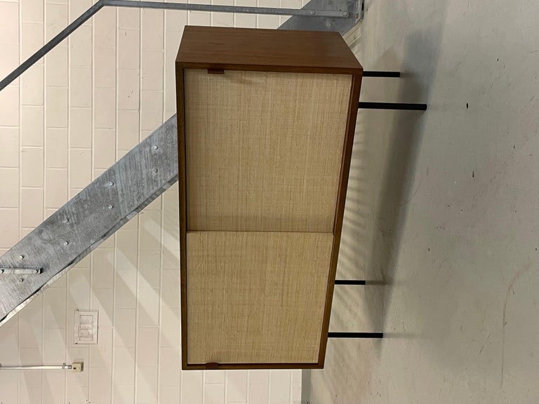 Modernist Teak and Bast Sideboard by Florance Knoll 1960s For Sale at ...
