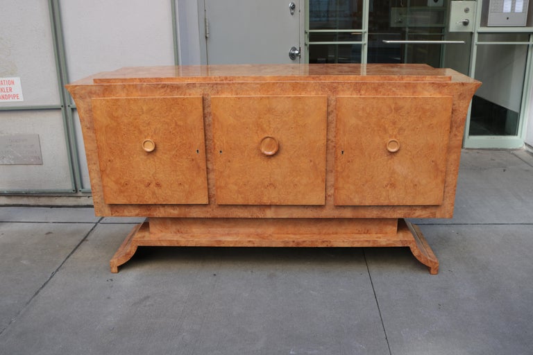 Modernist Three Door Cabinet For Sale at 1stDibs