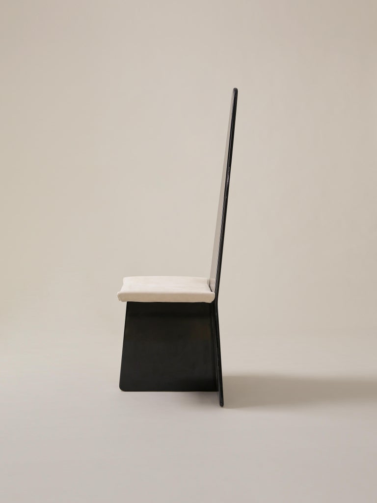 Modernist Triangular Dining Chair, Set of 4 For Sale at 1stDibs