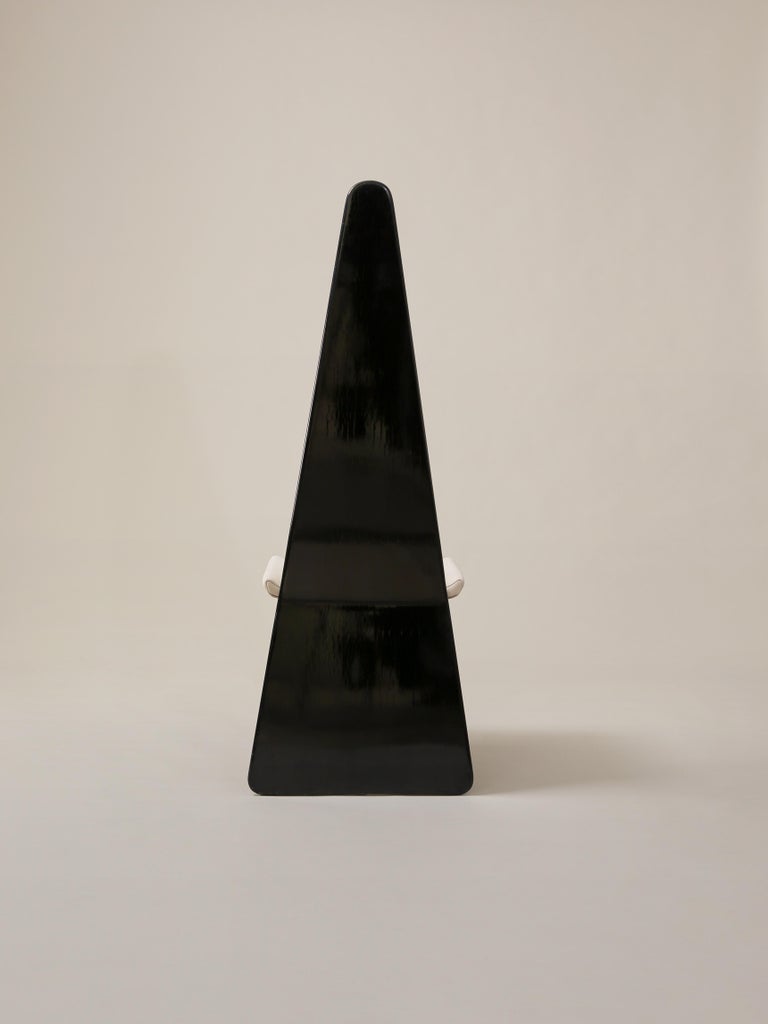 Modernist Triangular Dining Chair, Set of 4 For Sale at 1stDibs