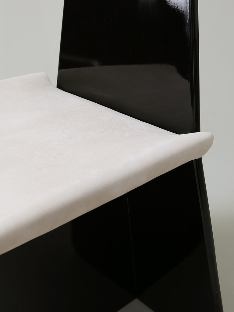 Modernist Triangular Dining Chair, Set of 4 For Sale at 1stDibs