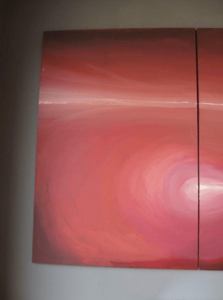 Modernist Triptych Oil on Canvas For Sale at 1stDibs