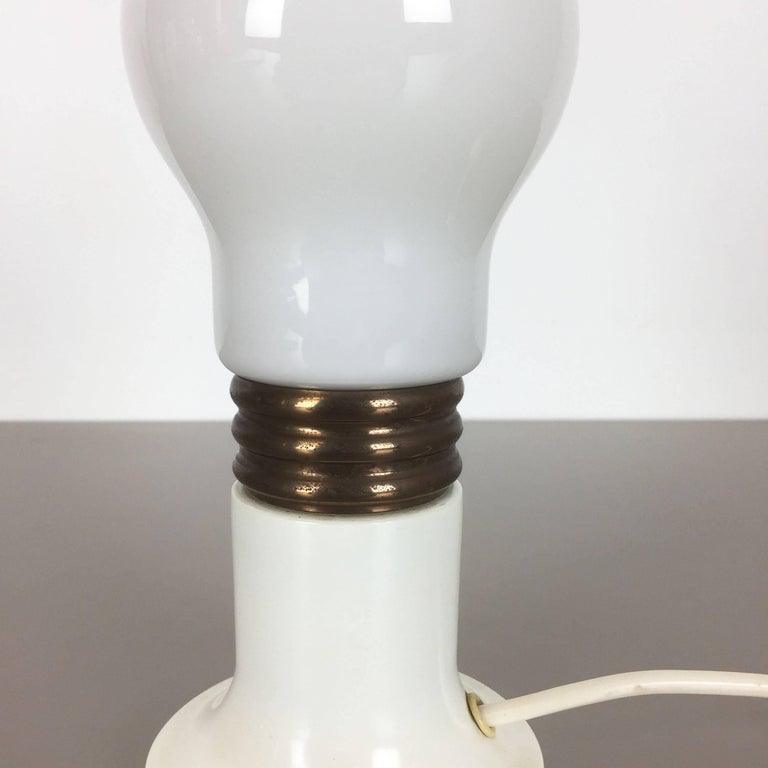Modernist Vintage 1970s Italian Small Glass Bulb Table Light, Italy For ...