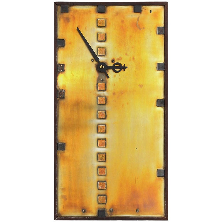 Modernist Wall Clock at 1stDibs