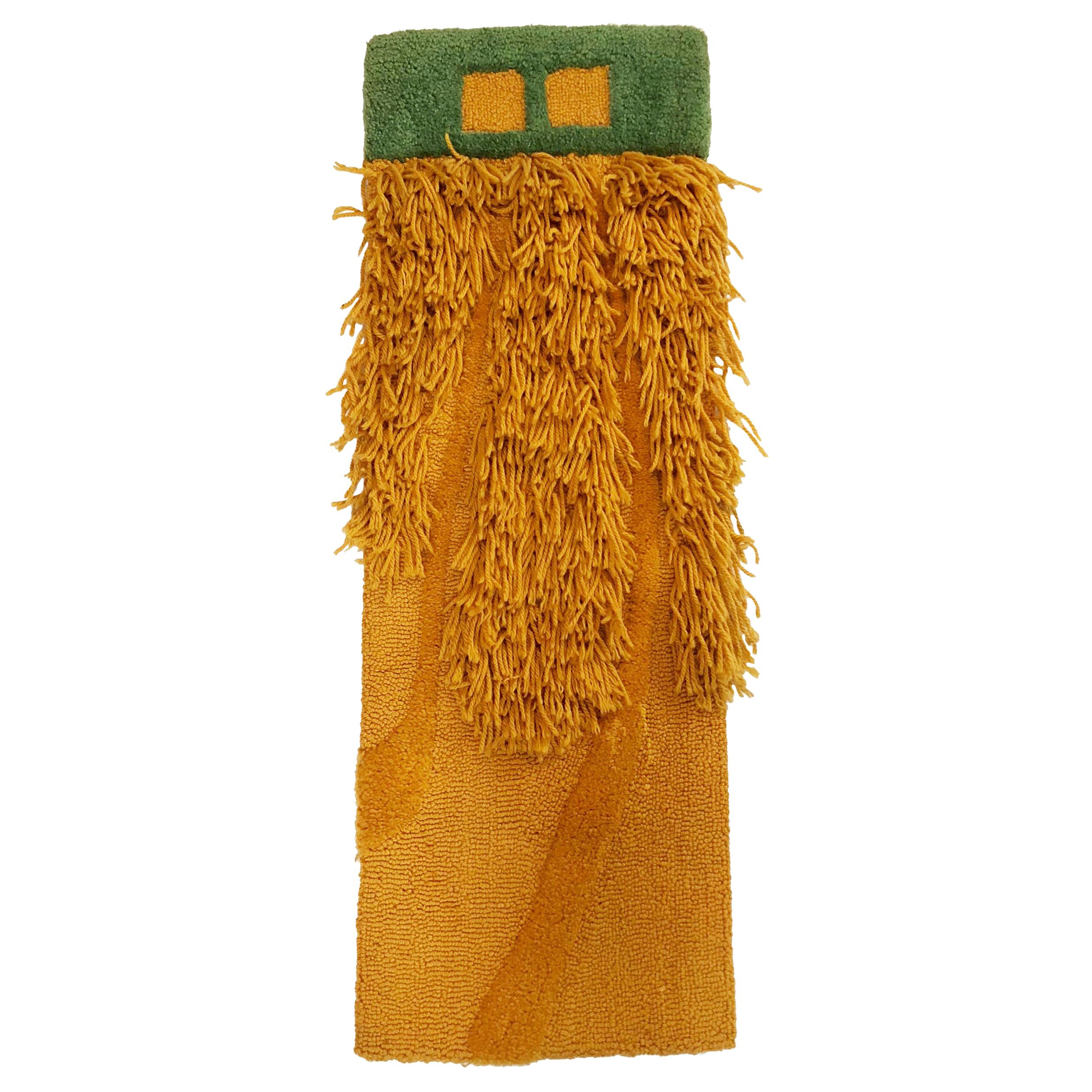 Ewald Kroener Tapestry Wool Handwoven Brown Orange "LJ25", Germany ...