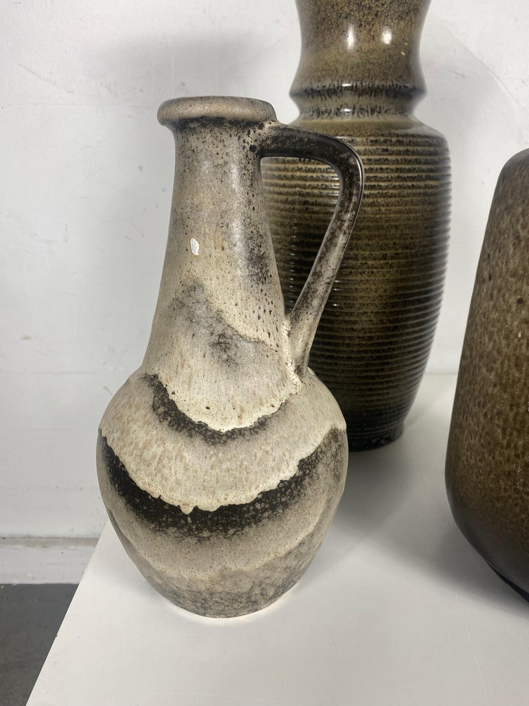 Modernist West German Pottery (group 3),, stunning earth tones.. For ...