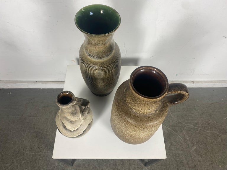 Modernist West German Pottery (group 3),, stunning earth tones.. For ...